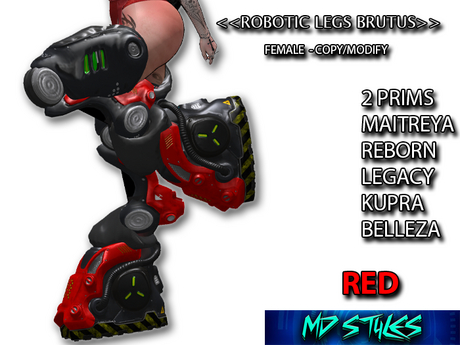 Second Life Marketplace - [RED] MD STYLES