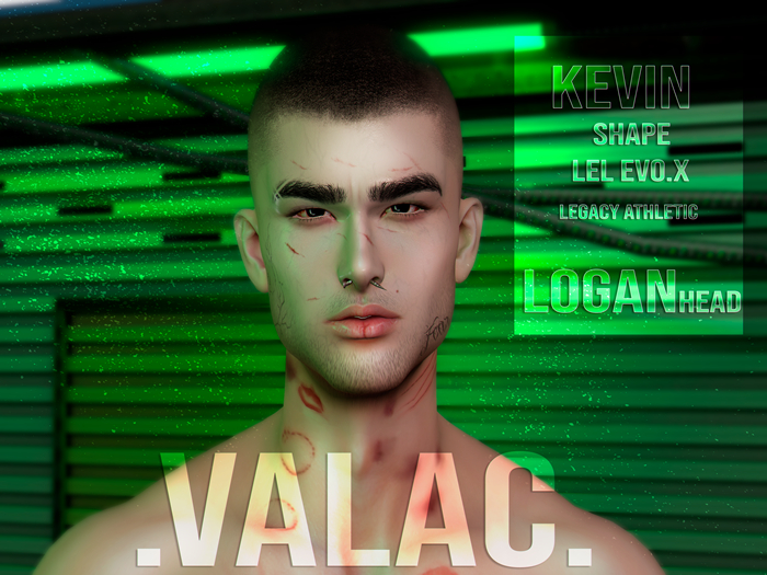 Second Life Marketplace - .VALAC. KEVIN SHAPE Logan evo.X