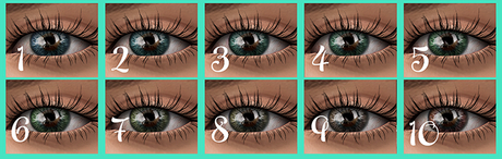 Second Life Marketplace - *{Suave}* Eyes Glaciale pack 10 colors BOX