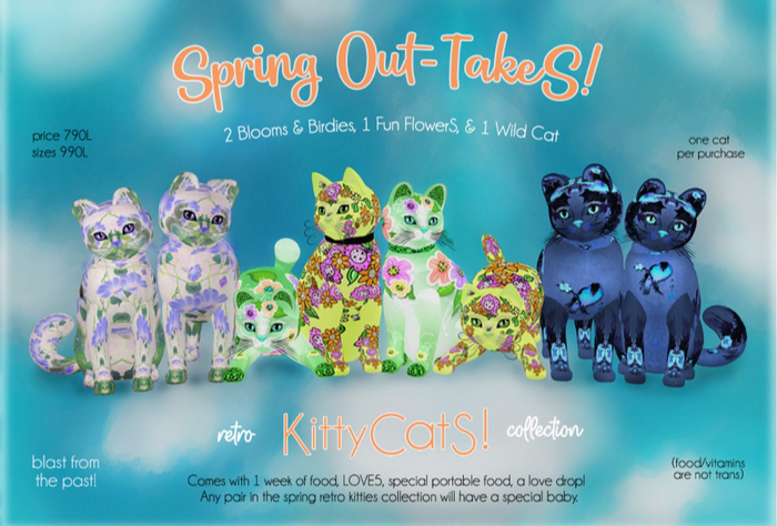 Second Life Marketplace - KittyCatS Box - bLOOmS & biRDieS! - BlueJay ...