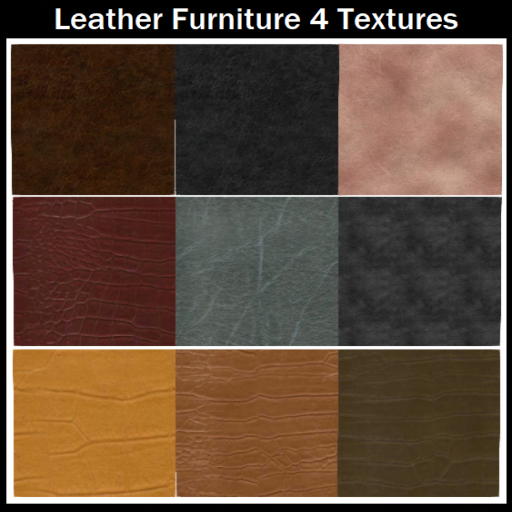 Second Life Marketplace - Leather Furniture 4 Textures