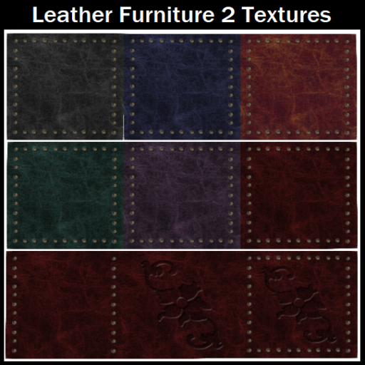 Second Life Marketplace - Leather Furniture 2 Textures