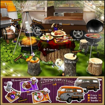 Second Life Marketplace - [LaFranG] Ghost Camping FULL SET