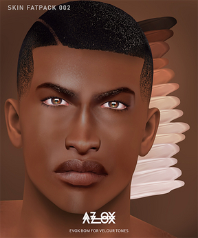 Second Life Marketplace - Azox. Male Skin 002 . Velour Tones