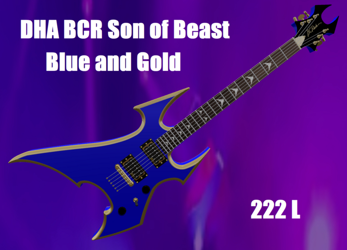 Second Life Marketplace - DHA Son of Beast Blue and Gold (Box)