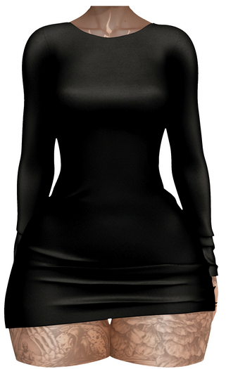Second Life Marketplace - Limited Addiction - Jessica Dress Black