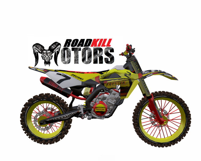 Second Life Marketplace - RKM Zeuski #7 Dirt Bike