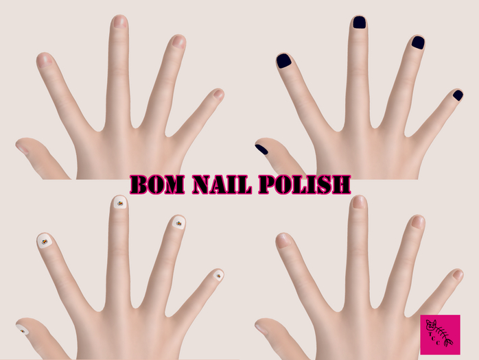 Second Life Marketplace - [TCC] BoM Nail Polish for CZ Slim body