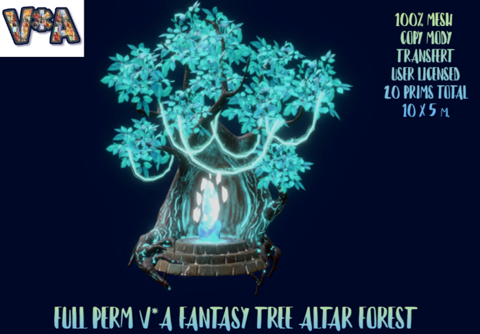 Second Life Marketplace - FULL PERM V*A FANTASY TREE ALTAR FOREST