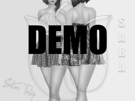 Second Life Marketplace - Silver Tulip - Sara DEMO FatPack Top&Skirt