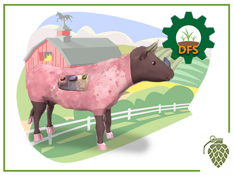 Second Life Marketplace - DFS Cow - Cyber Farming (SciFi Expo 2022)