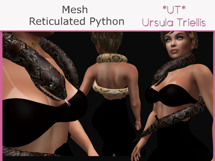 Second Life Marketplace - *UT* Mesh Reticulated Python - ADD