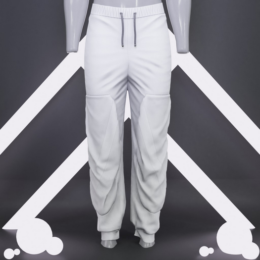Second Life Marketplace - RUFF - Myles Sweatpants - White