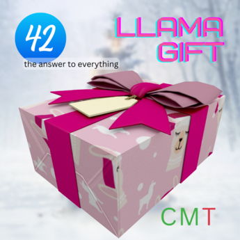 Second Life Marketplace - Decorative LLAMA GIFT BOX 50% SPECIAL