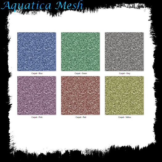 Second Life Marketplace - Aquatica Mesh - TEX00017 Carpet Textures