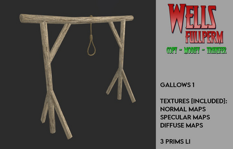 Second Life Marketplace - [WFP] - Gallows 1