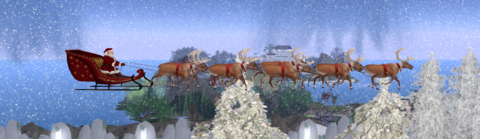Second Life Marketplace - Flying Santa Sleigh