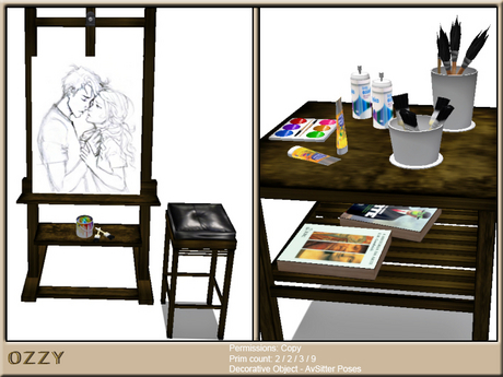 Second Life Marketplace - *$OZZY$* Art Painting Set
