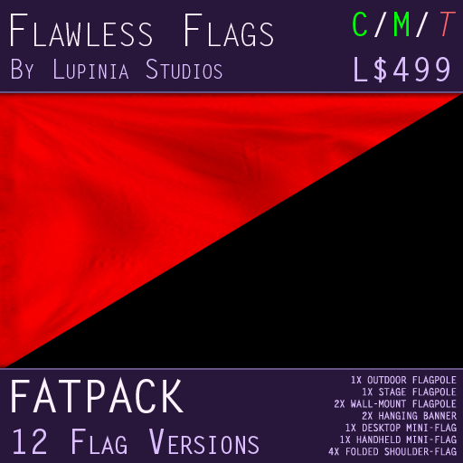 Second Life Marketplace - Anarchy Flag (Fatpack, 12 Versions, FREE!)