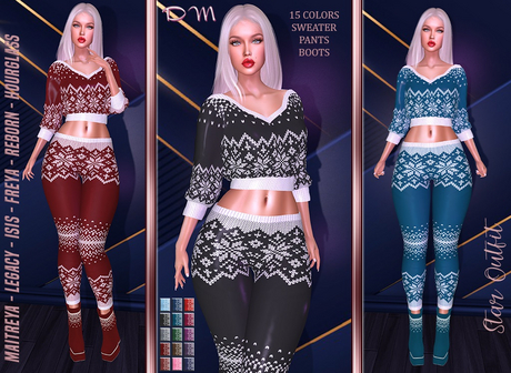 Second Life Marketplace - DM ~ Star Xmas Outfit ♥ Promo ♥