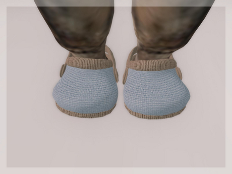 Second Life Marketplace - majestic.+ dinkie winter blue clogs