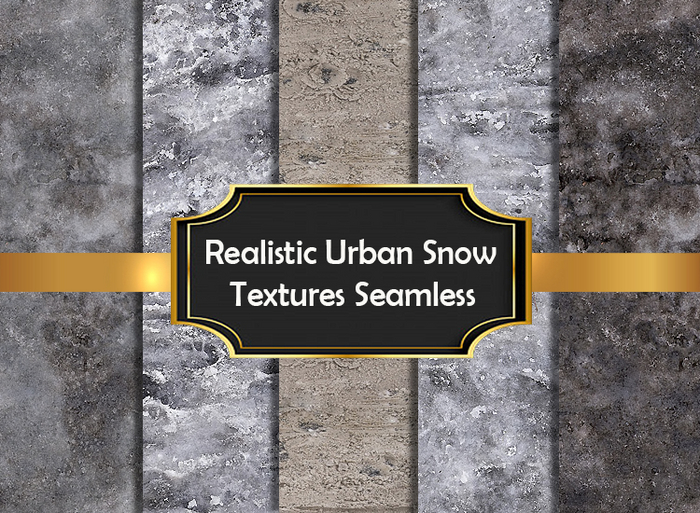 Second Life Marketplace - Realistic Urban Snow Textures Seamless C