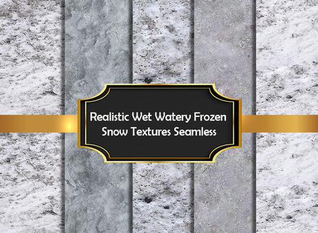 Second Life Marketplace - Realistic Wet Watery Frozen Snow Textures ...