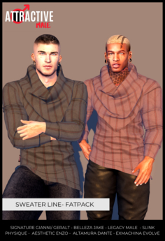 Second Life Marketplace - SWEATER LINE 05 - Belleza Jake, Legacy ...