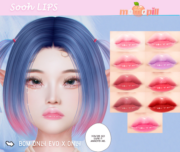 Second Life Marketplace - momo// Sooh lips - Evo x