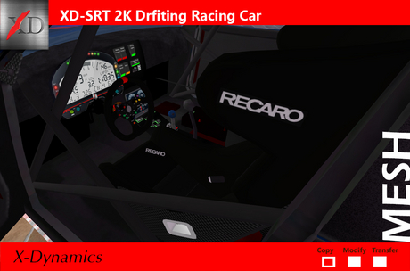 Second Life Marketplace - XD-SRT 2K -Drifter - Paint Design 8 Boxed