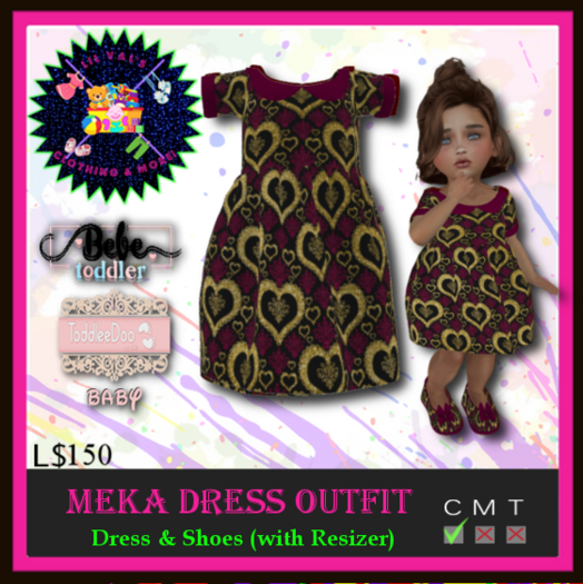 Second Life Marketplace - *LVD* Meka Outfit Maroon - BeBe & TD