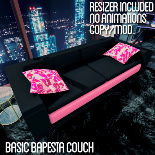 Second Life Marketplace - basic bapesta couch