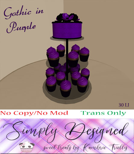 Second Life Marketplace Gothic Purple