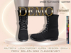 Second Life Marketplace - ::TD:: Ember Flat Boots ~ Leather DEMO