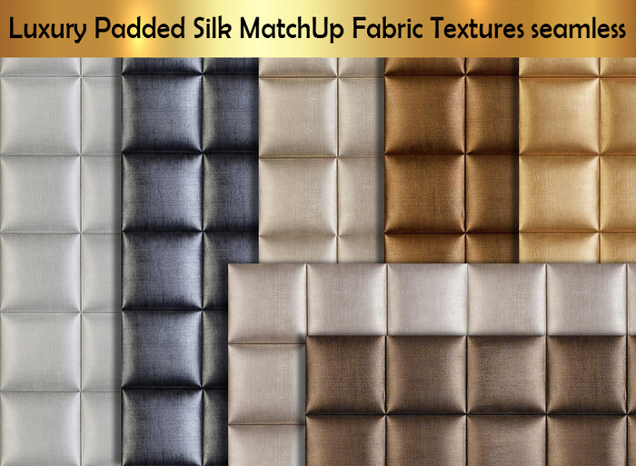 Second Life Marketplace - Luxury Padded Silk MatchUp Fabric Textures ...