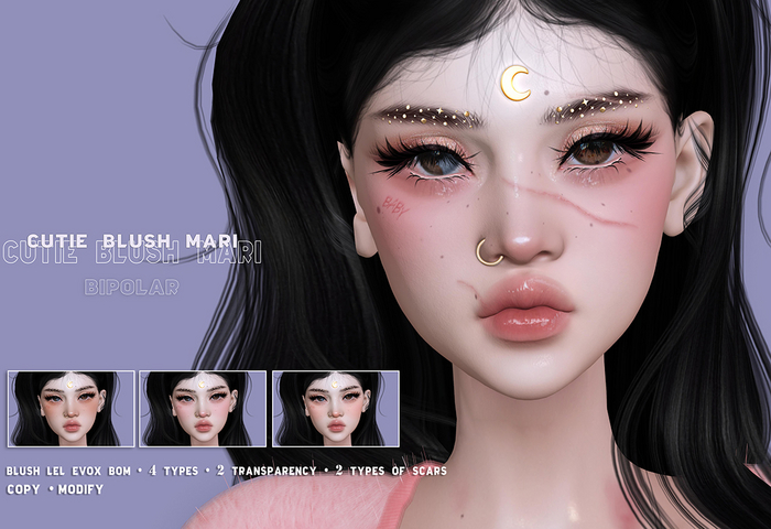 Second Life Marketplace Bipolar Cutie Blush Mari