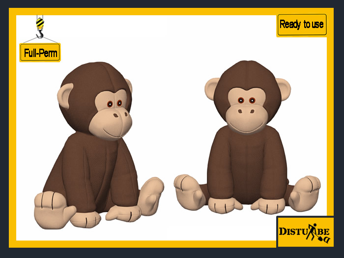 Second Life Marketplace - ::DisturbeD:: * PROMO * Fudge the Monkey ...