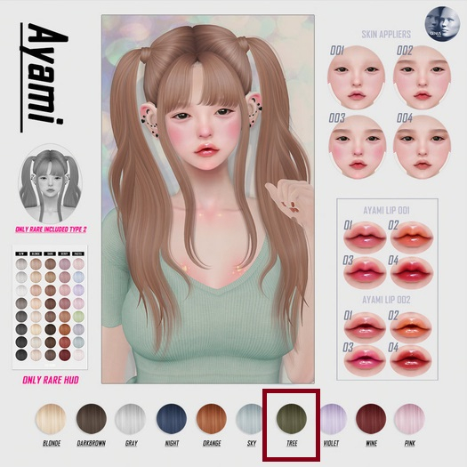 Second Life Marketplace - VCO HAIR - Ayami { Tree }