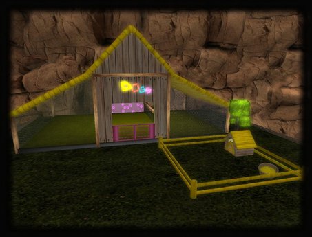 Second Life Marketplace - ---4 PETS HOUSES+4KENNELS+ TREE+FENCE---