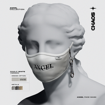 Second Life Marketplace - CHAOS. angel face mask_single white