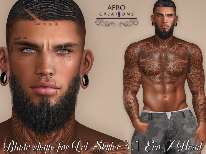 Second Life Marketplace - Blade Shape Lelutka Skyler 3.1 Evo X - Kario ...