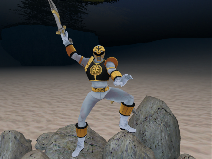 Second Life Marketplace - power rangers white pose