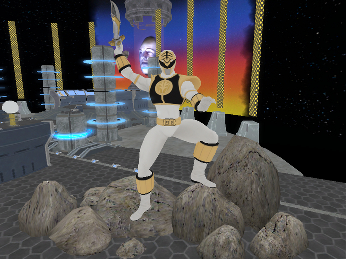 Second Life Marketplace - power rangers white deluxe pose