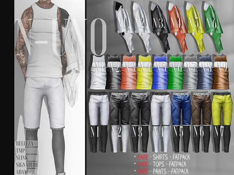 Second Life Marketplace - N-Uno - Gary Pants // N 6
