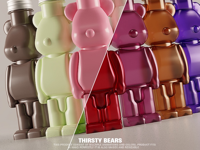 Second Life Marketplace - Atics - Thirsty Bears (WEARABLE)