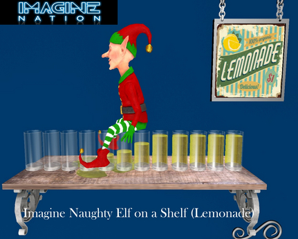 Second Life Marketplace - Imagine Naughty Elf on a Shelf (Lemonade)