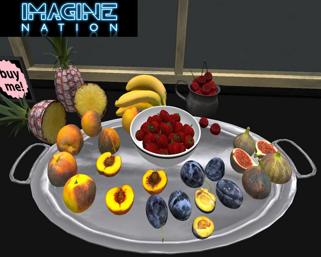 Second Life Marketplace - Imagine Fruit Tray/Platter 1