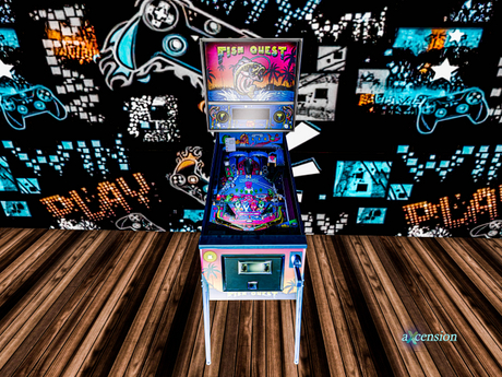 Second Life Marketplace - aX: Arcade Blue RARE