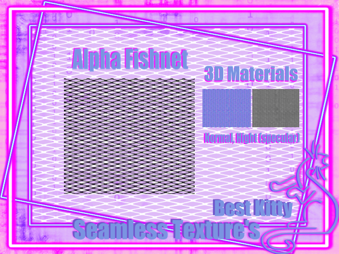 Second Life Marketplace - Best Kitty Seamless 3D Textures and Materials ...