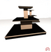 Second Life Marketplace - Pyramid Display for Shops in Wood and Black ...